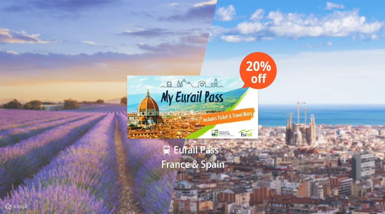 Eurail Pass for France & Spain (4, 5, 6, 8 or 10 Days) - Klook